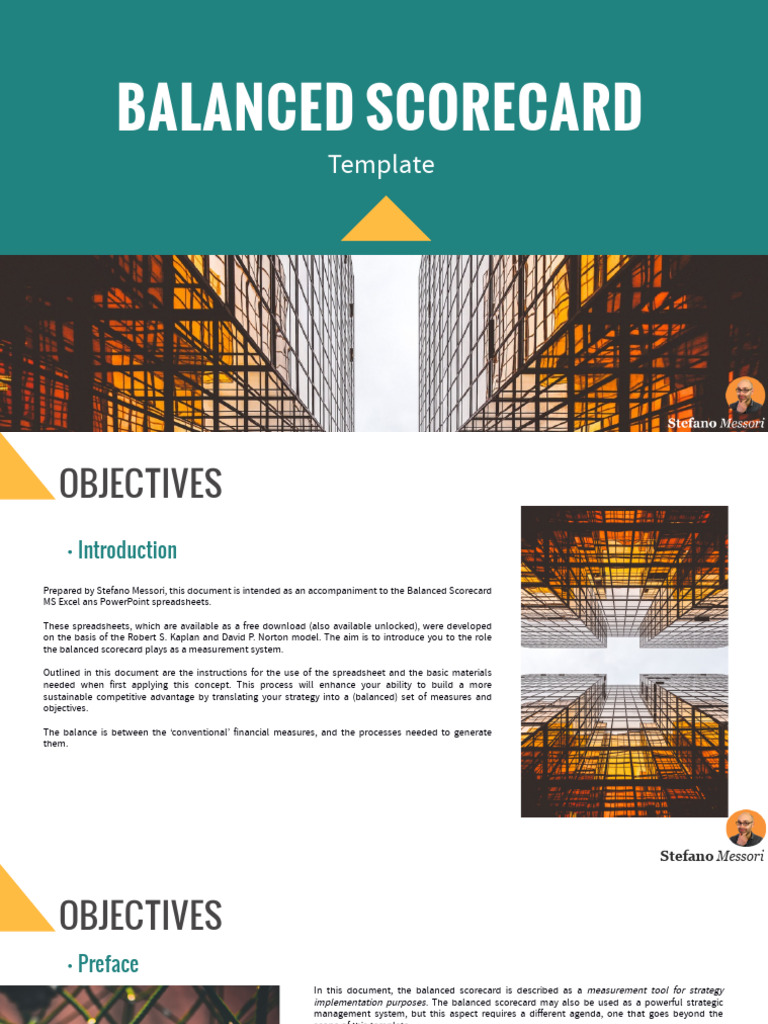 Balanced Scorecard Template by Messori | PDF | Employee Retention ...