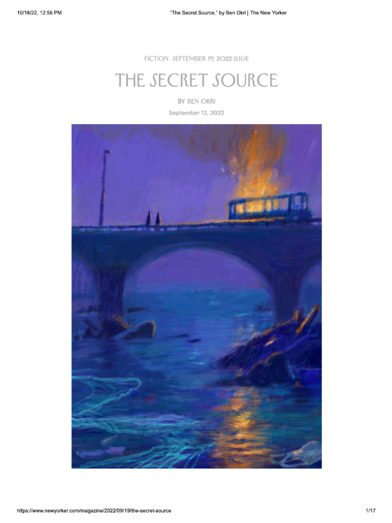 The Secret Source by Ben Okri | PDF