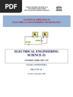 Eec 115 Practical - Electrical Engineering | PDF | Series And Parallel Circuits | Electrical Network