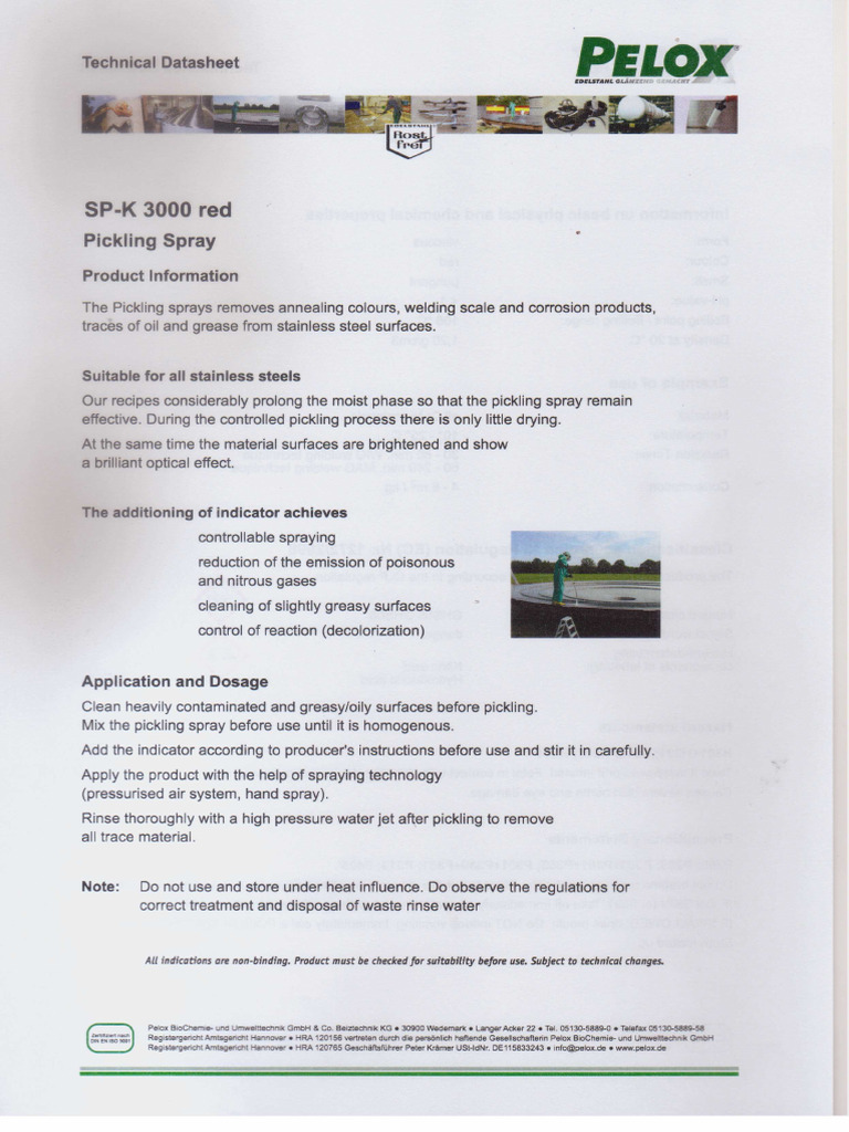 SP-K-3000 Pelox | PDF