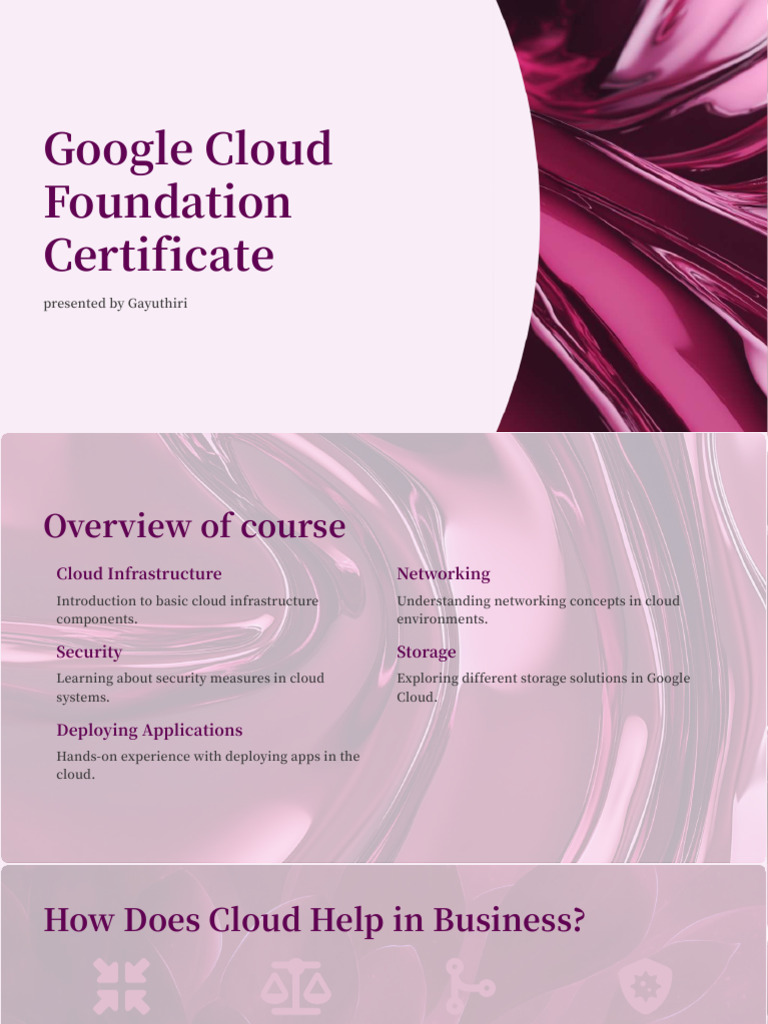 Google Cloud Foundation Certi | PDF | Cloud Computing | Computing
