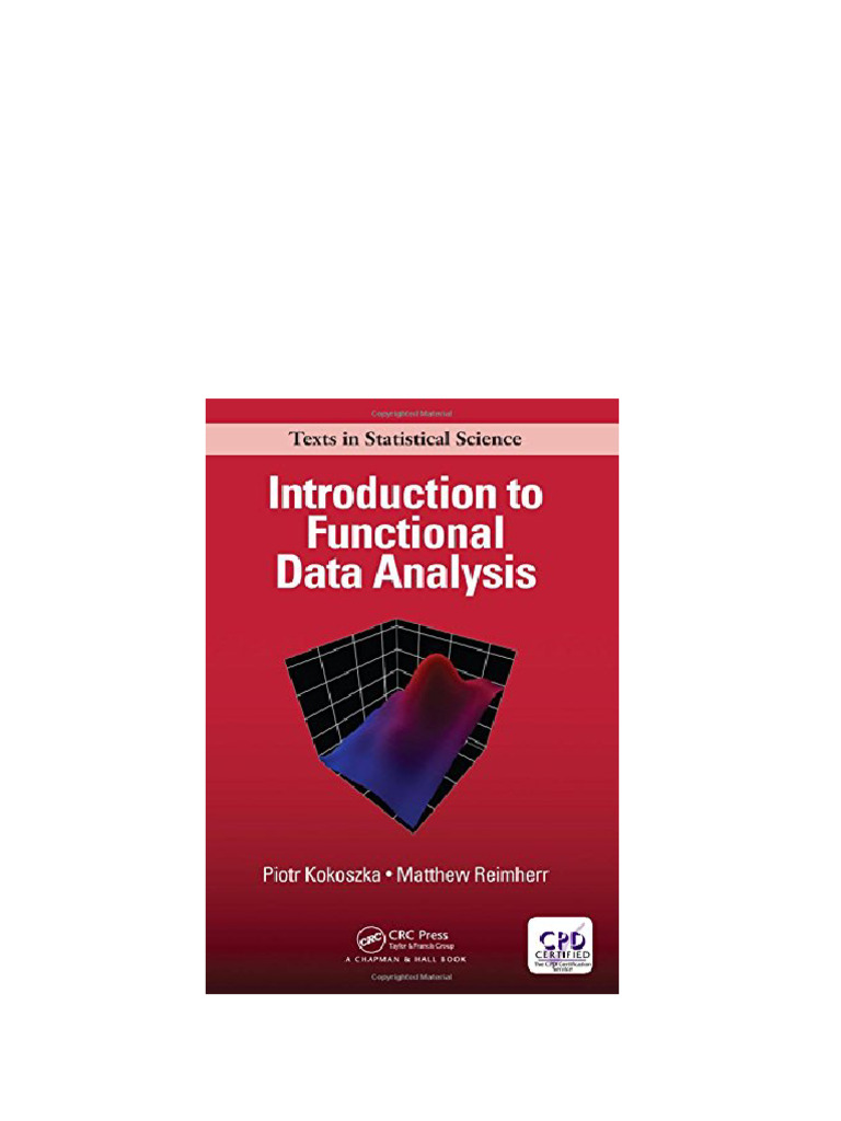 Introduction to Functional Data Analysis 1st Edition Piotr Kokoszka download | PDF | Statistics ...
