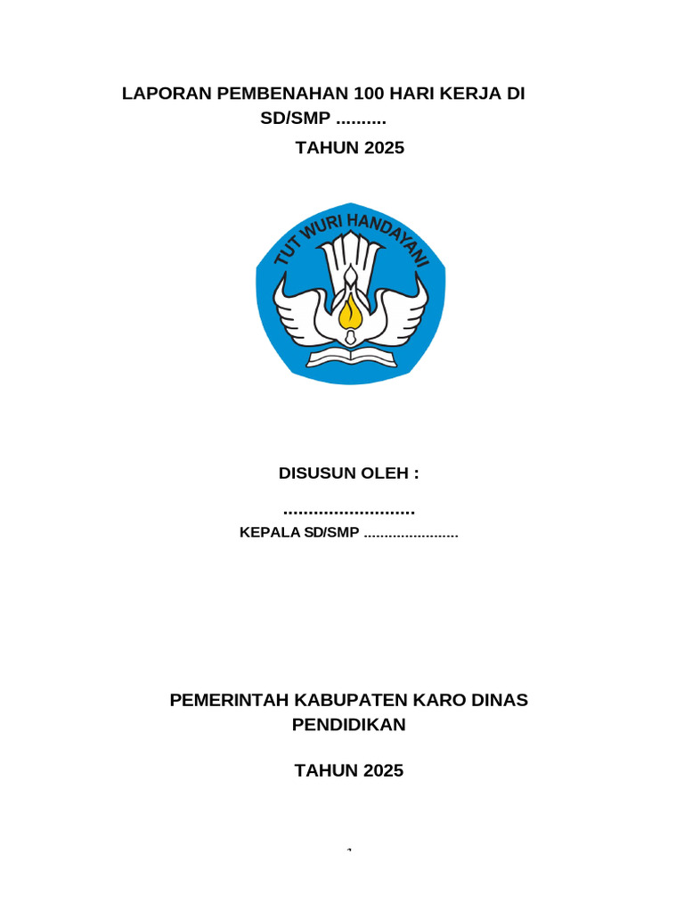 Contoh Progres Sekolah Oleh Kasek | PDF