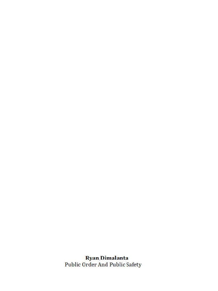 Bantay Bayan Final Format | PDF