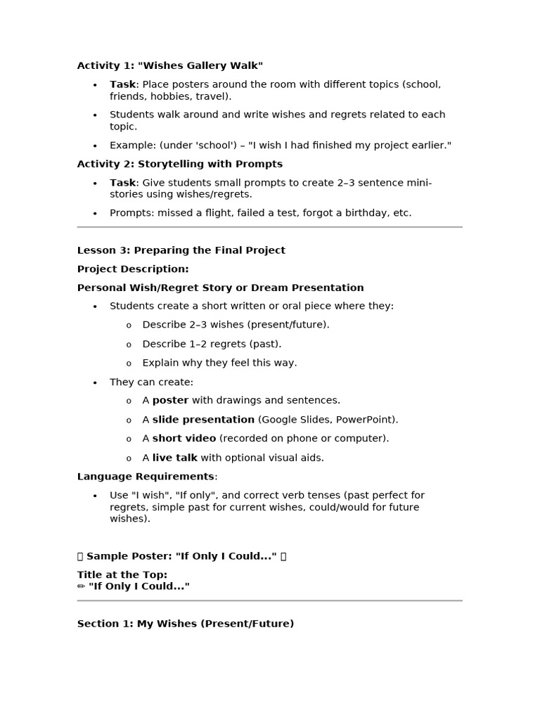 Project Unit 7 | PDF