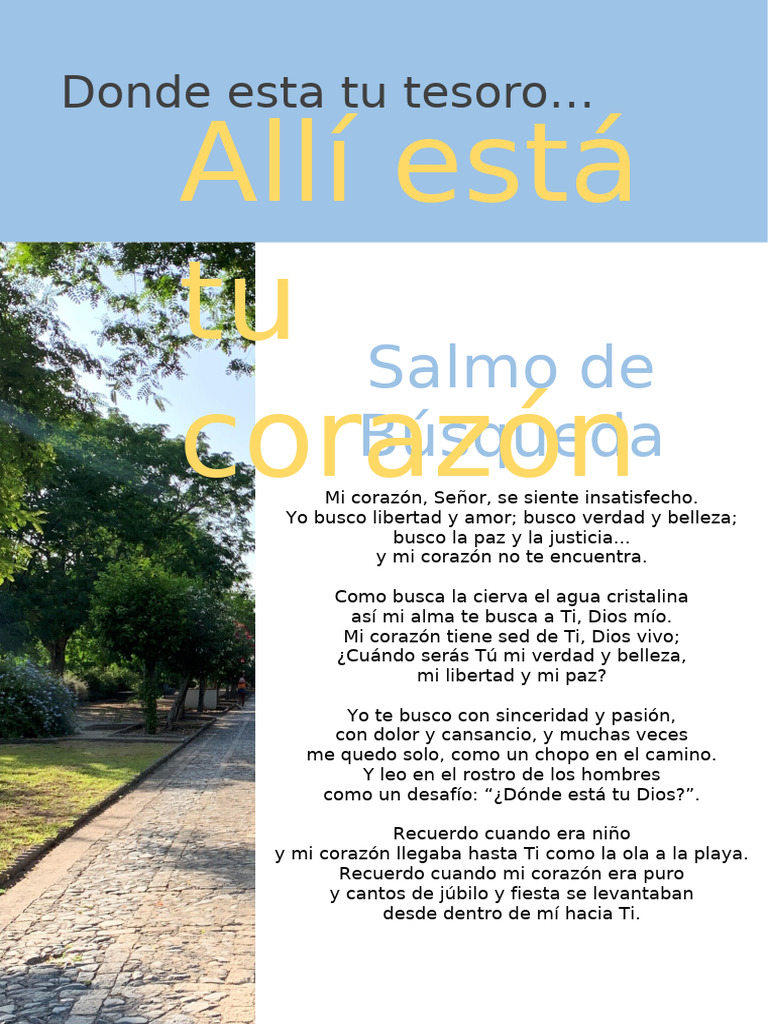 ORación PJV Comienzo de Curso | PDF