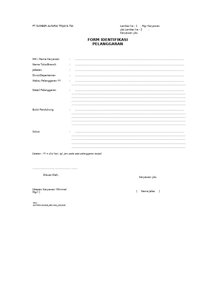 Form SP 1 & SP 2 | PDF
