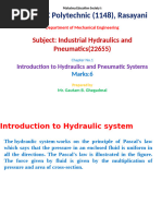 Chapter 1. Introduction To Hydraulic & Pneumatic Systems | PDF | Actuator | Pump