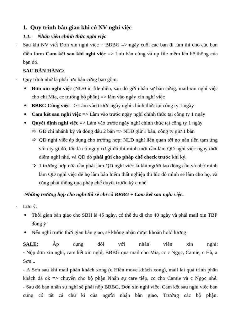 Quy Trình BHXH | PDF