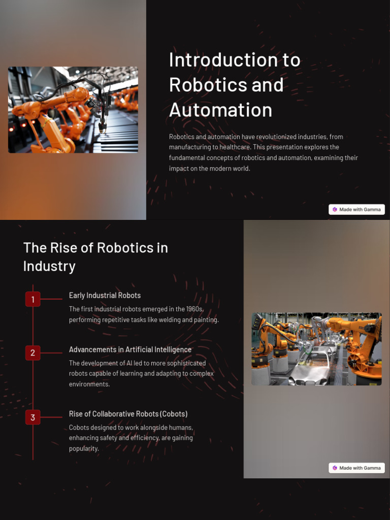 Introduction To Robotics and Automation | PDF | Robot | Robotics