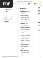 AQA A-Level Business Calculation Guide | PDF | Demand | Profit (Economics)