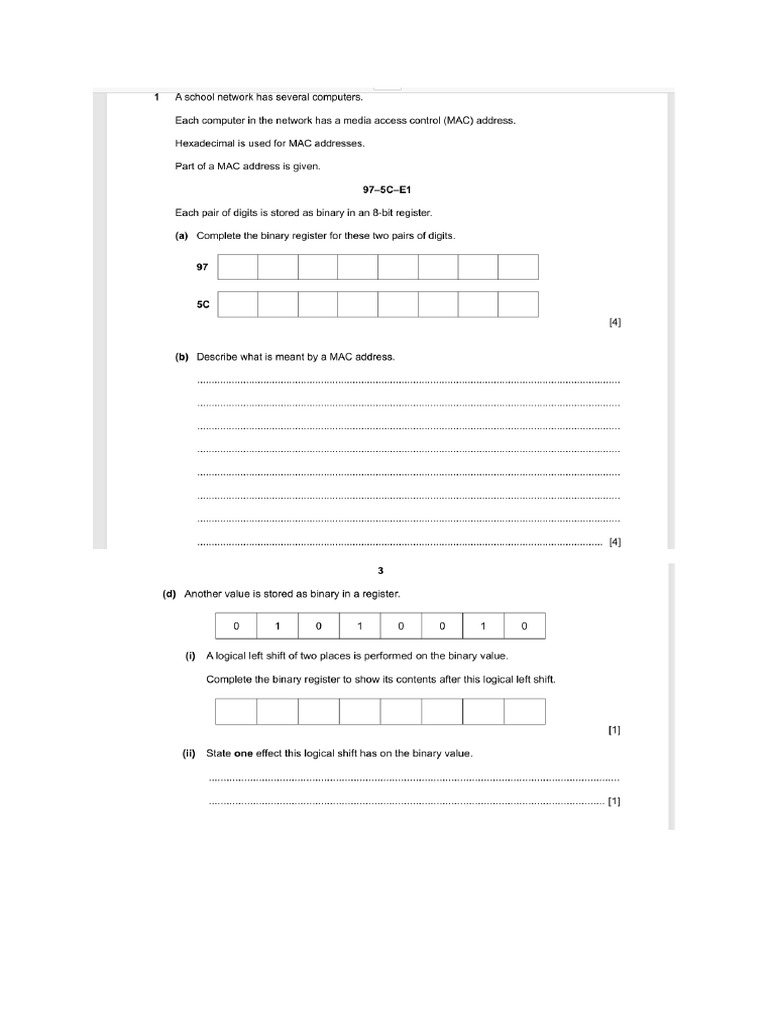 exercise comps | PDF