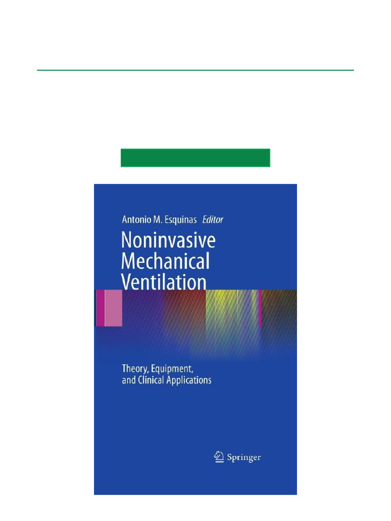 Noninvasive Mechanical Ventilation Theory, Equipment, and Clinical ...