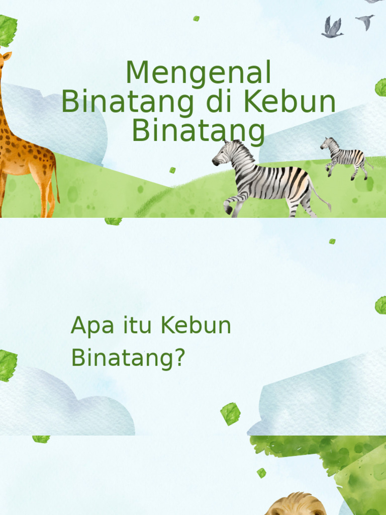 Kebun Binatang | PDF