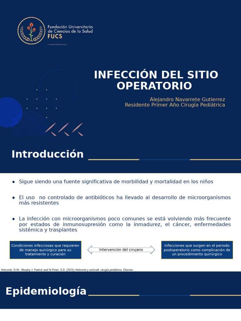 Infeccion Del Sitio Operatorio | PDF | Cirugía | Infección