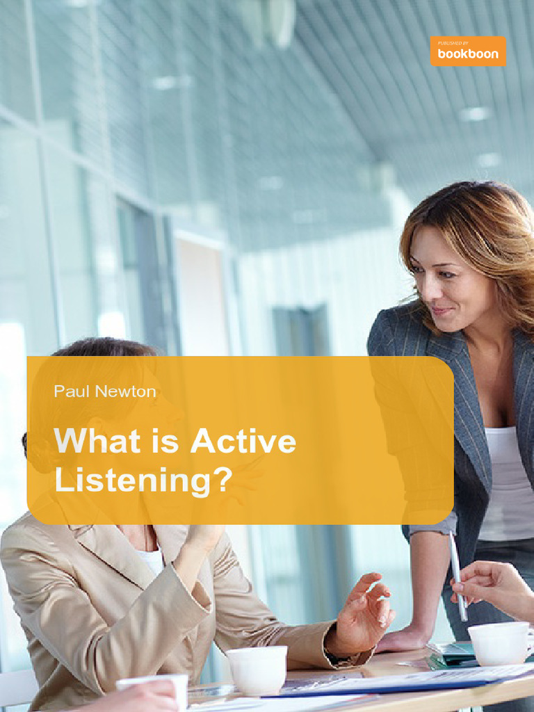 What Is Active Listening | PDF | Empathy | Communication