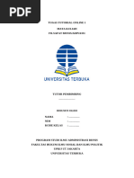 Contoh Cover Tugas Universitas Terbuka | PDF