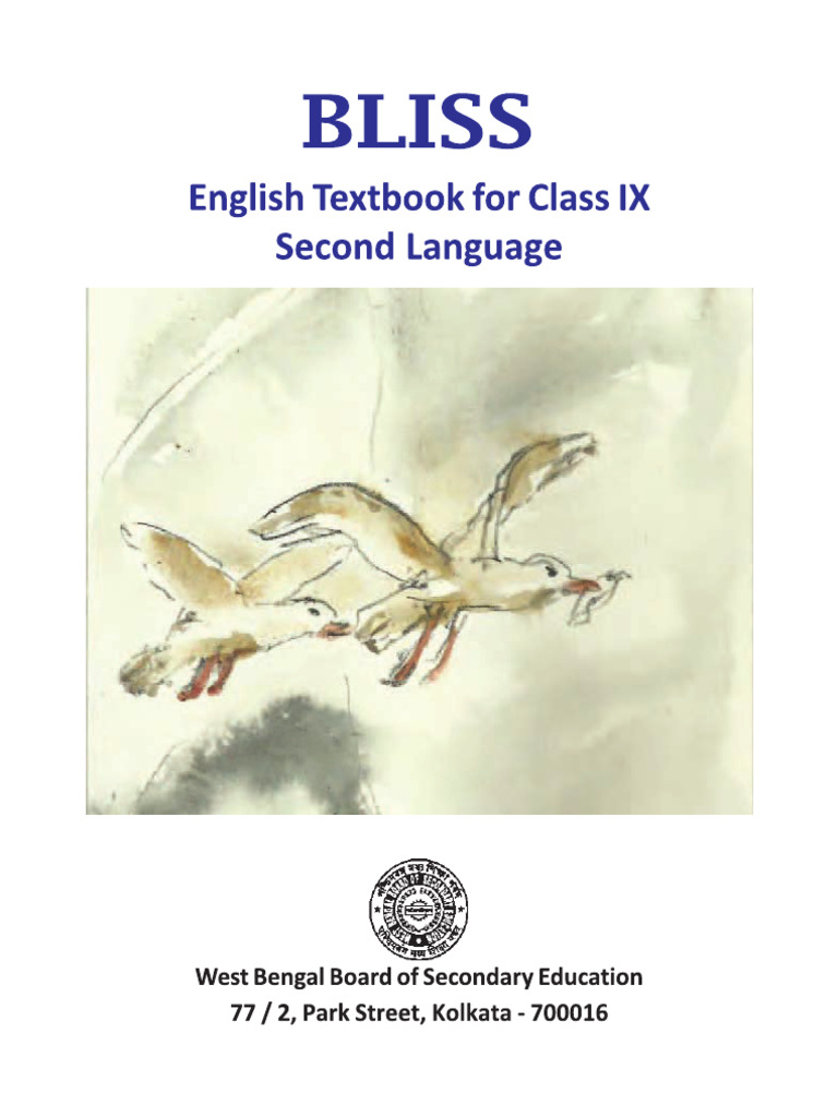 West Bengal Board Class 9 English Second Language Textbook Bliss | PDF