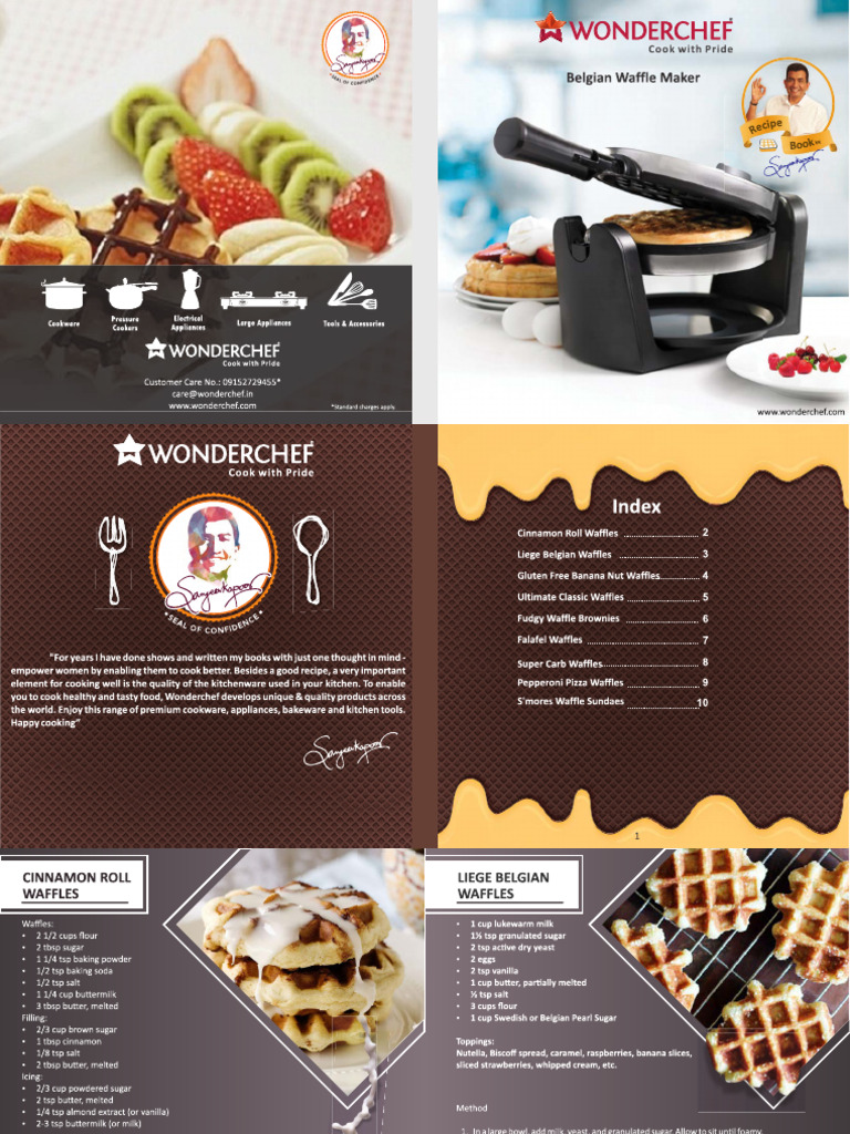 Waffle Maker Recipe Book-2017 Low | PDF