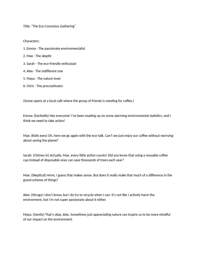 Eco Club Meeting Notification | PDF