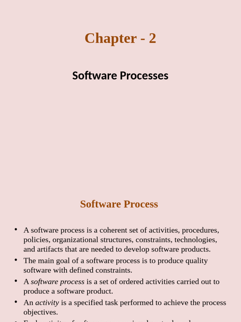 L2 - Software Processes - 063310 | PDF | Software Development Process | Software Development