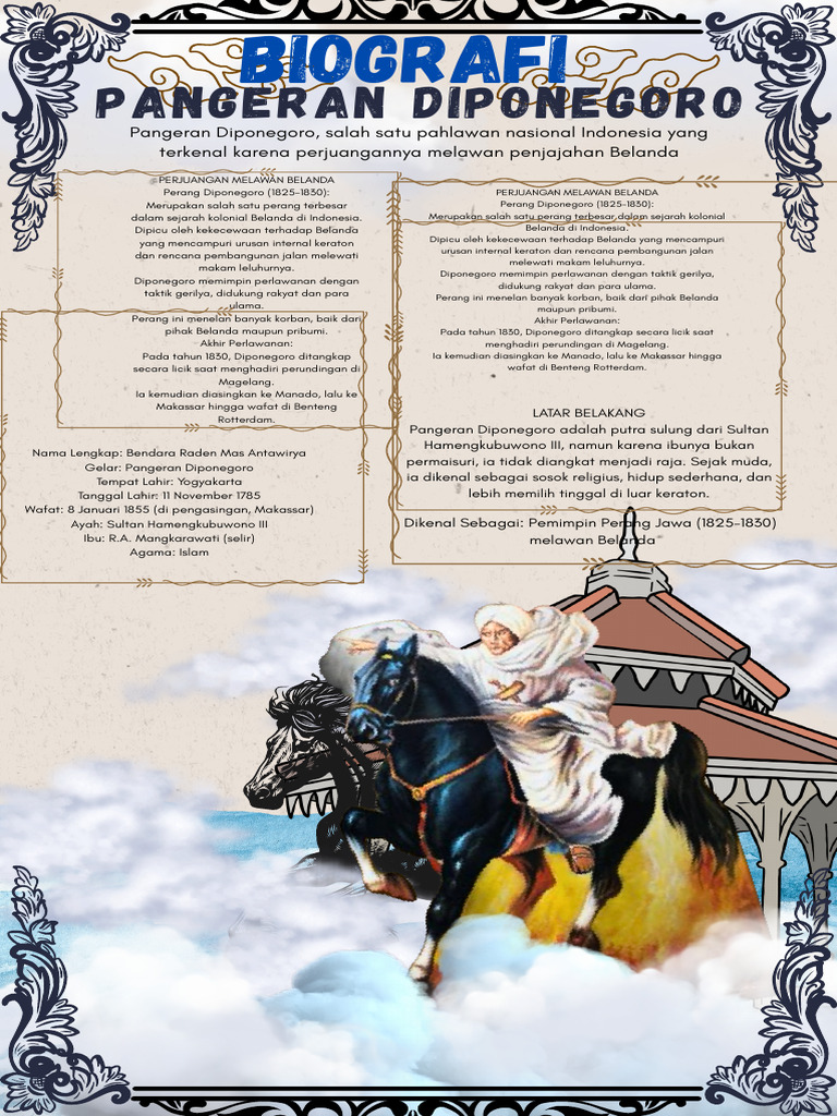 Biografi pangeran Diponegoro .pdf | PDF