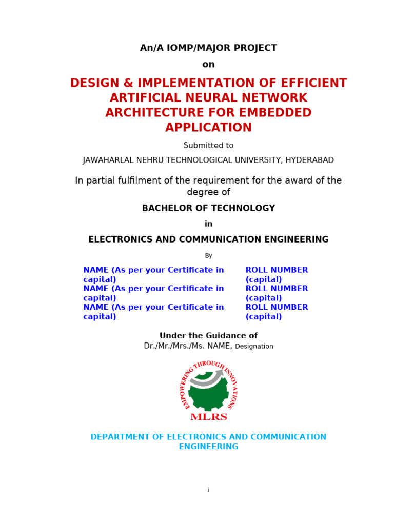 Preliminary Pages - Format | PDF | Computing | Computer Engineering