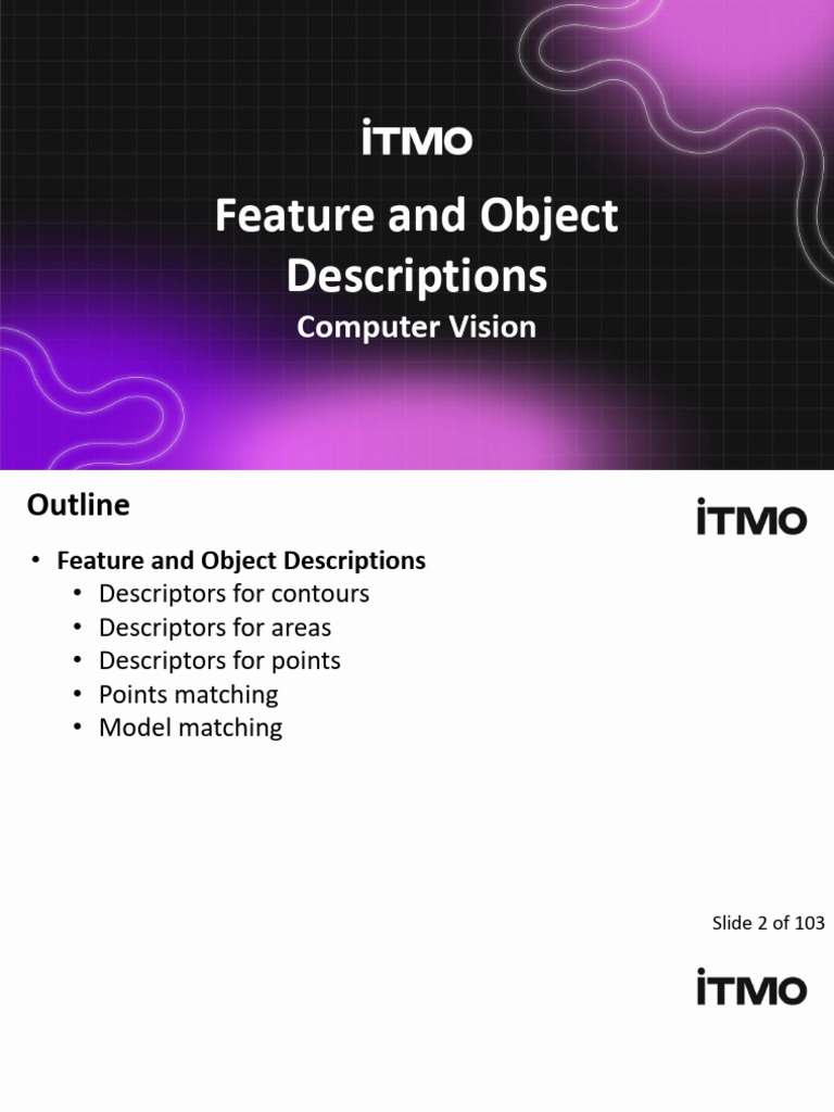 05-06 Feature and Object Descriptions | PDF | Applied Mathematics ...