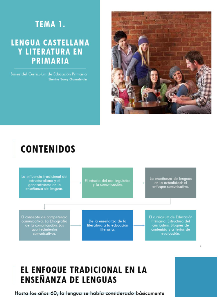 Tema 1. Lengua Castellana y Literatura en Primaria | PDF | Lingüística ...