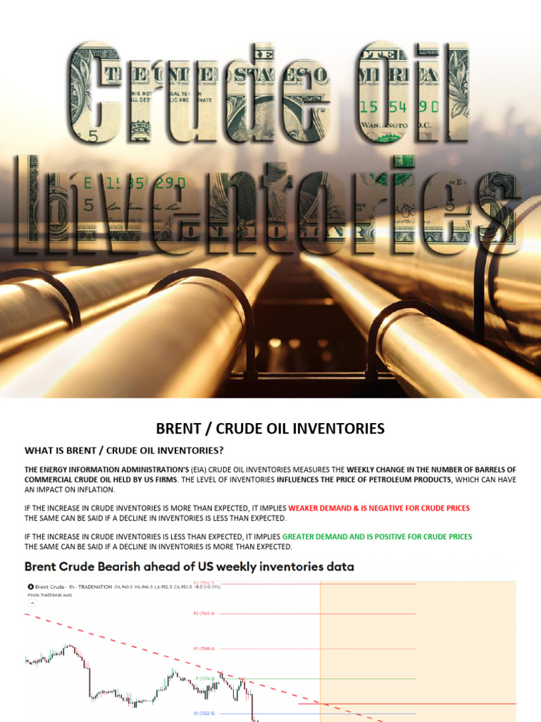 Crude Oil Inventories | PDF | Prices | Petroleum