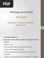 Tissue Handling for Formalin Fixed Specimens | PDF | Pathology ...