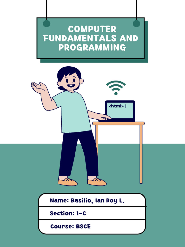 Green White Illustration Computer Science Cover A4 Document | PDF ...