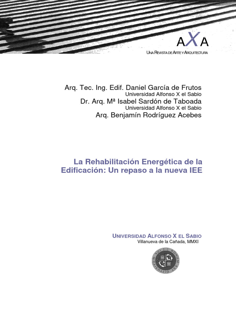 La Rehabilitacion Energetica de La Edifi | PDF | Uso eficiente de energía | edificio