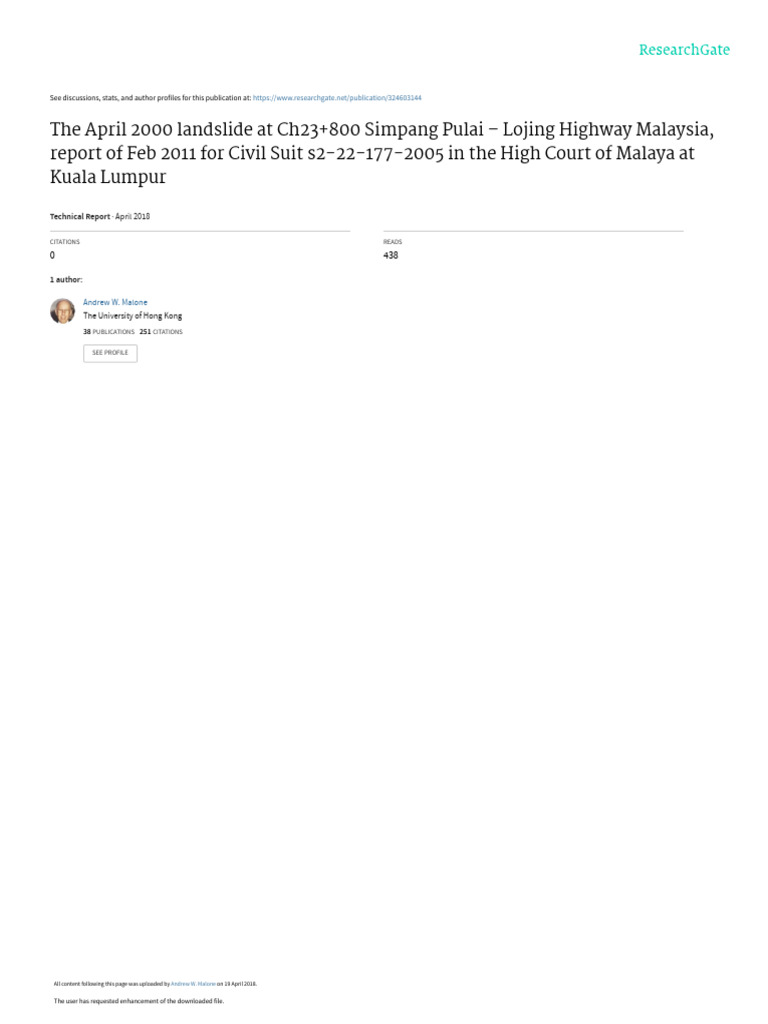 MTD Construction Vs AXA Insurance | PDF | Landslide | Groundwater