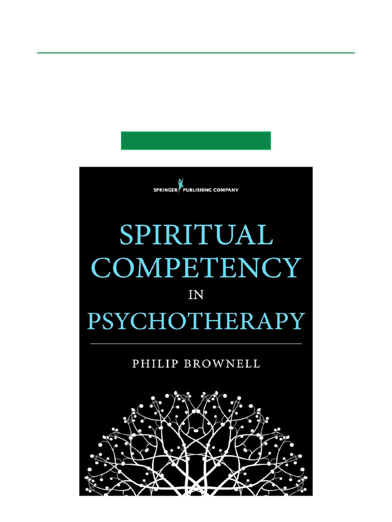 Spiritual Competency in Psychotherapy - 1st Edition Full Text PDF | PDF ...