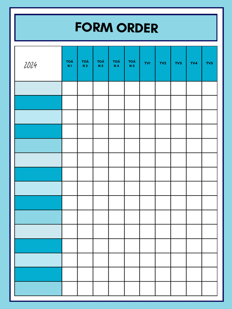Student Assessment Records Worksheet in Blue Palette Bold Style | PDF