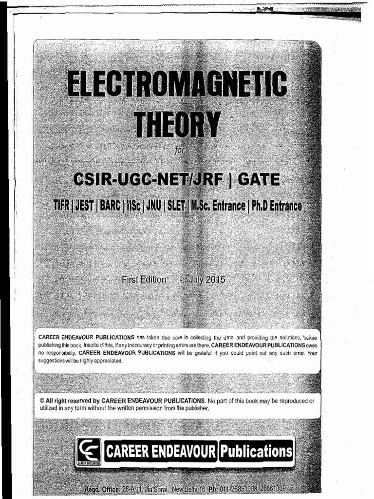 Electromagnetic Theory | PDF