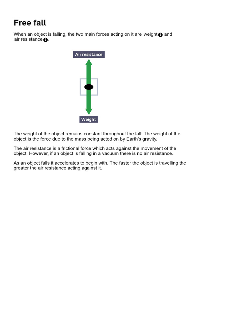 Free Fall | PDF