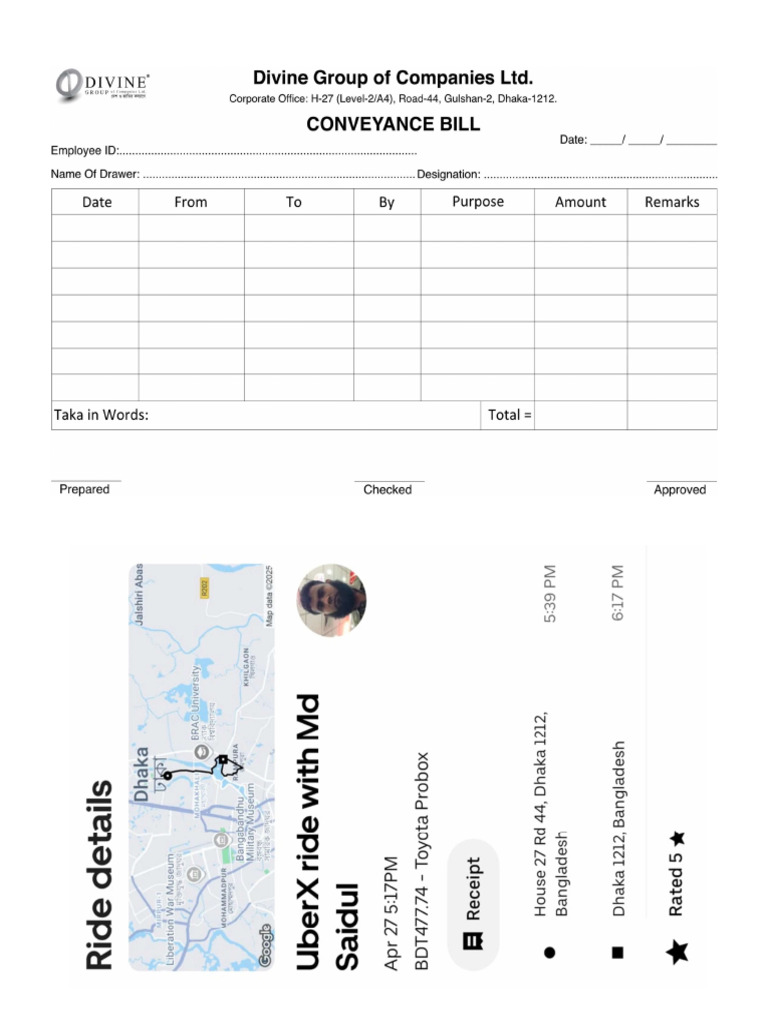 conveyance bill Raisul bill | PDF