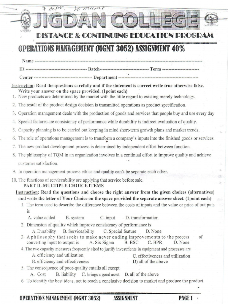 Operation | PDF