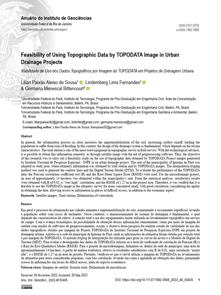 Feasibility_of_Using_Topographic_Data_by_TOPODATA_ | PDF | Geographic Information System ...