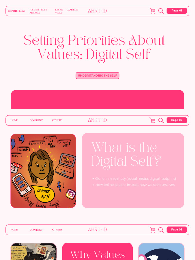Setting Priorities About Values Digital Self | PDF | Psychological ...