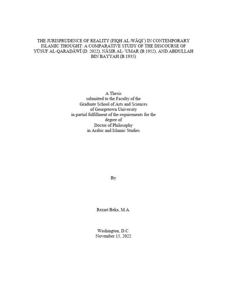 Beka Georgetown 0076D 15357 | PDF | Sharia | Jihadism