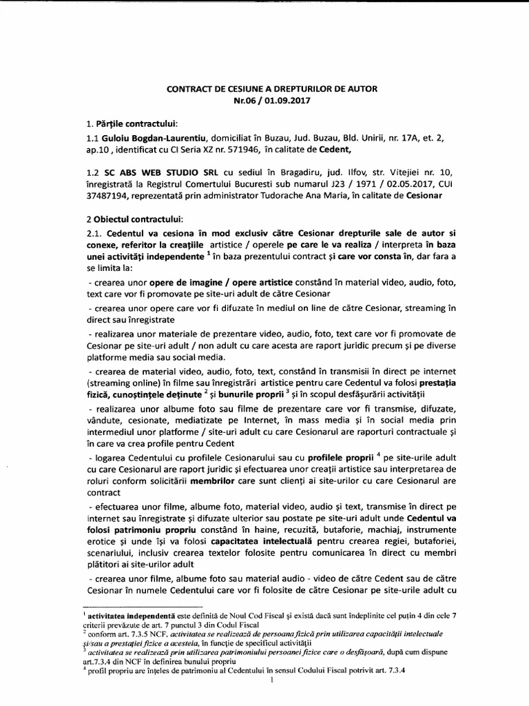 Contract Colaborare | PDF