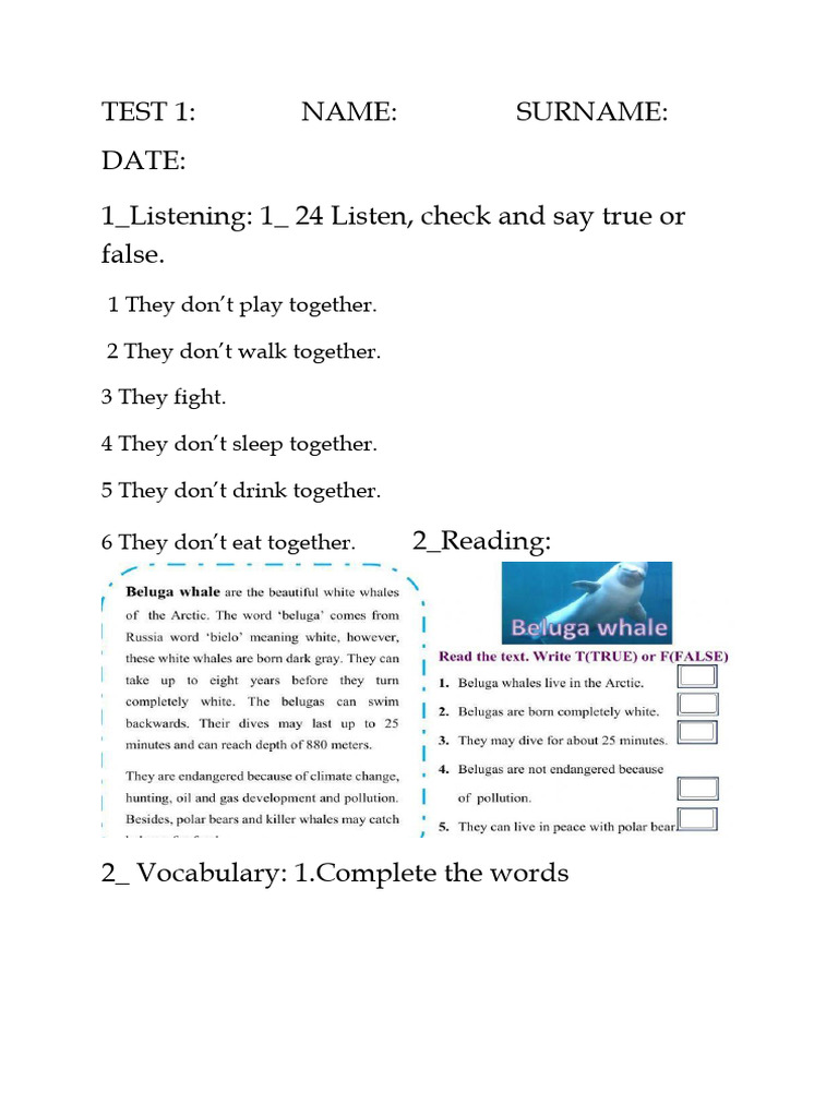 Ingles Tema 1 Basma | PDF