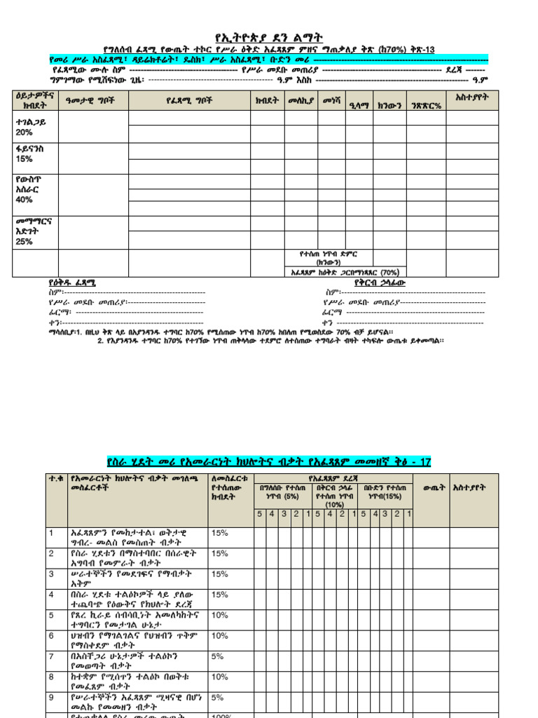 BSC Evaluation Format 2016 From IR | PDF