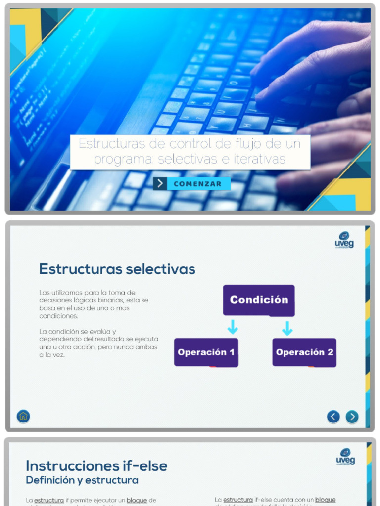 Leccion 9 Estructuras de Control de Flujo de Un Programa Selectivas e ...