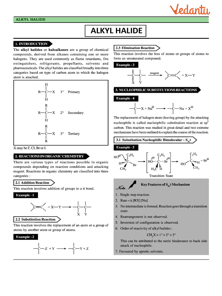 05-Alkyl Halides - Theory | PDF
