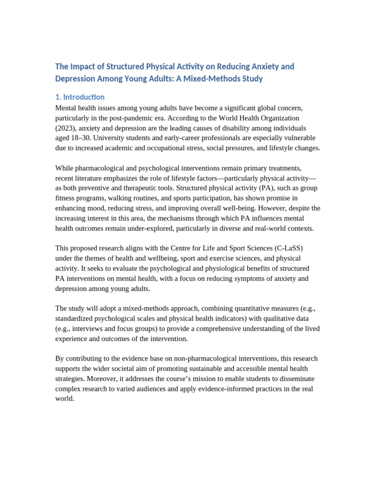 MRes Research Proposal Anshika | PDF
