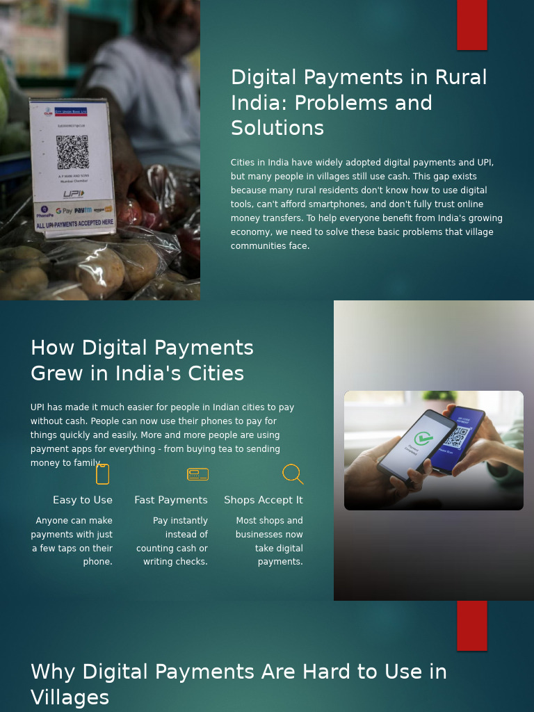 Digital Payments in Rural India Problems and Solutions | PDF ...